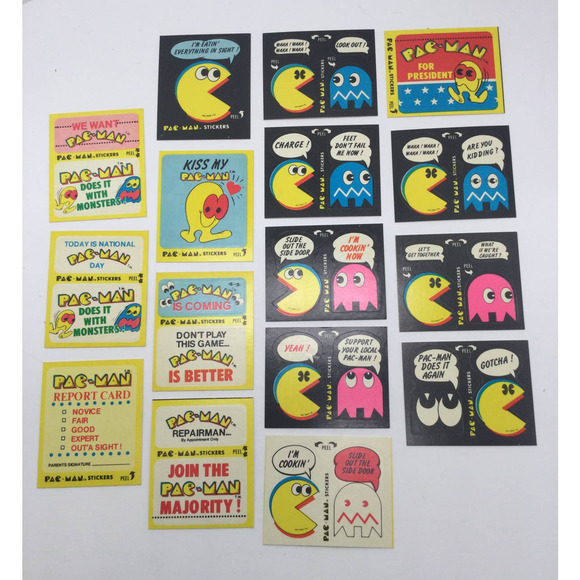 Bally | Design | 98 Pacman Sticker Lot Of 16 | Poshmark
